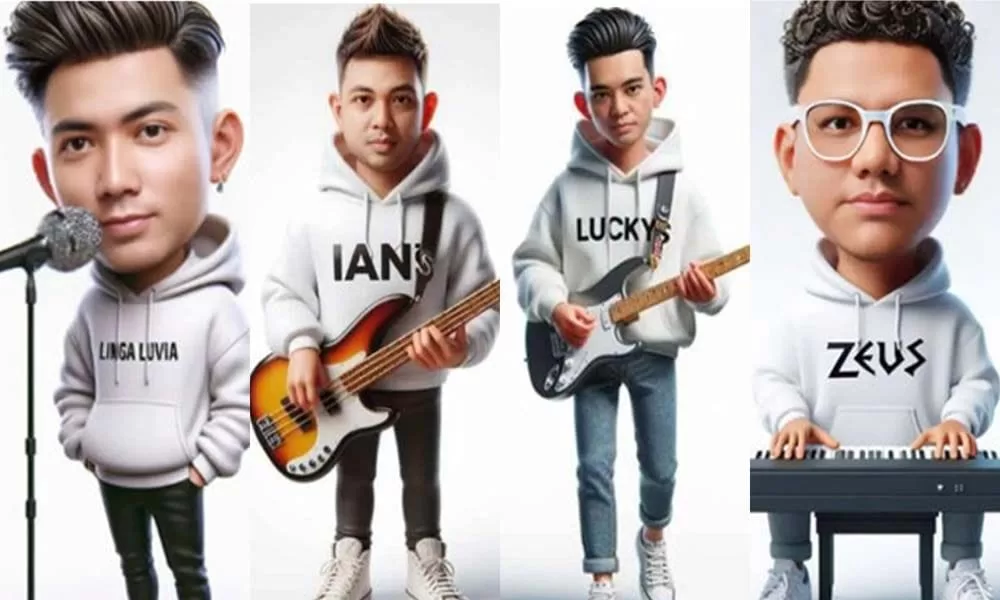 Pose Animasi Luvia Band Sesuai Tugasnya