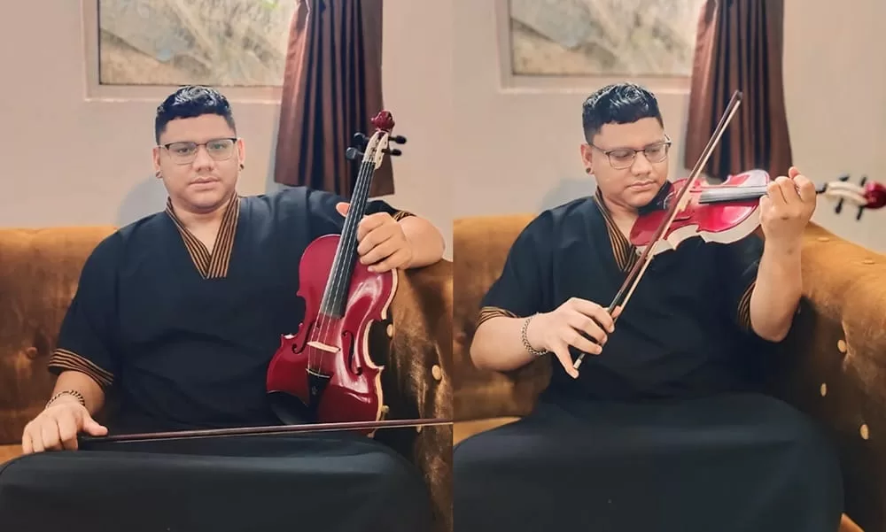 Zeus Luvia Band Mulai Belajar Main Biola